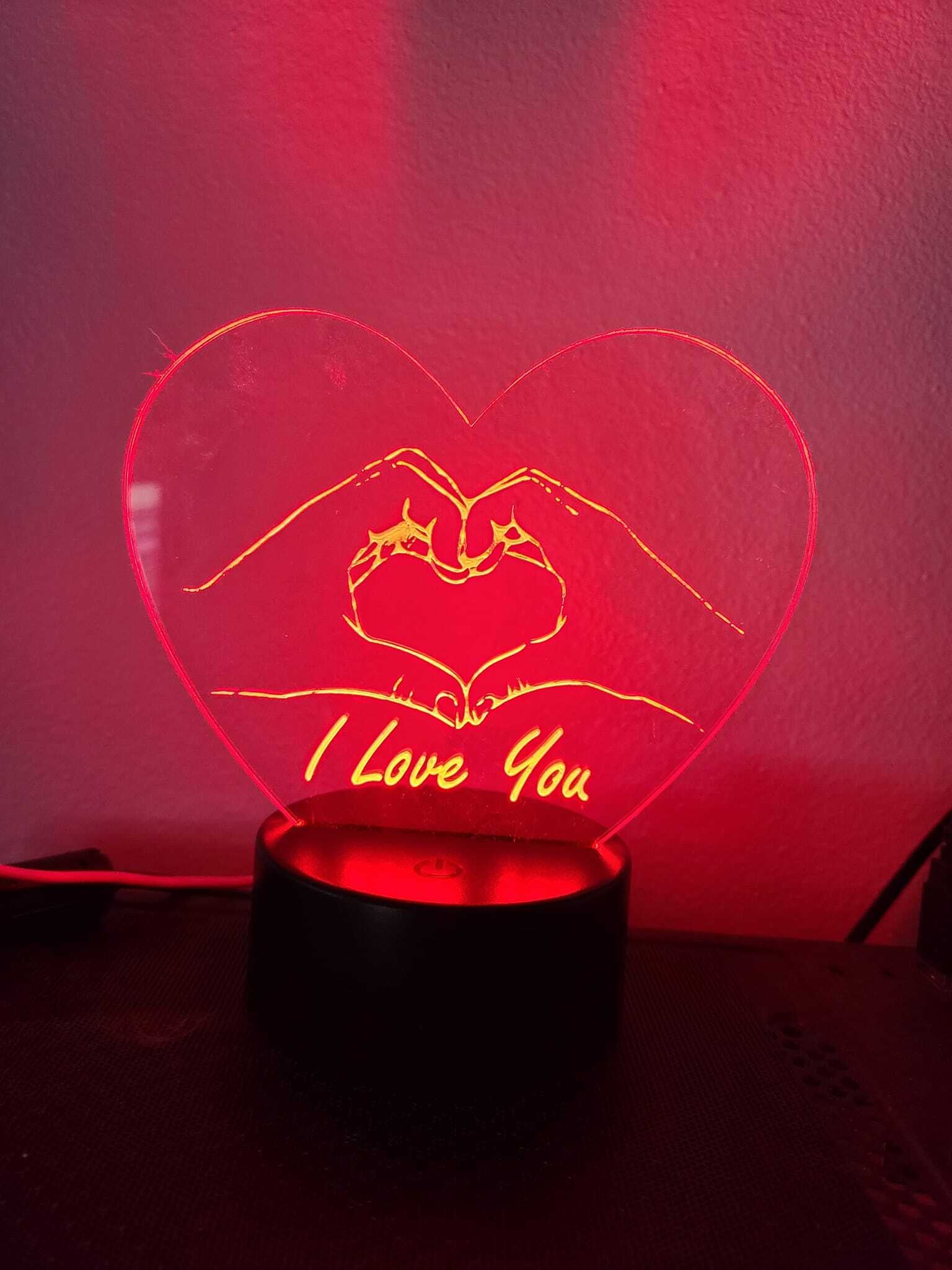 Acrylic Sign - Heart | Dezine Metal Art 1249 W. Larson St. - Knoxville ...